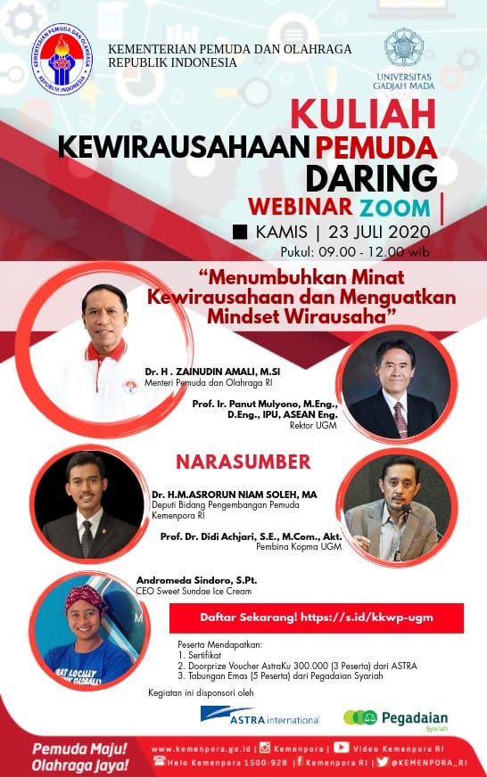Pendaftaran Kuliah Kewirausahaan Pemuda 2020 Bersama Kementerian Pemuda ... Pendaftaran Kuliah Kewirausahaan Pemuda 2020 Bersama Kementerian Pemuda ...